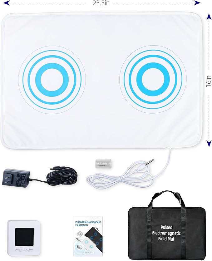 UTK Pulsed EMF Grounding Mat, PEMF Therapy for Natural Healing - 24X16 ...