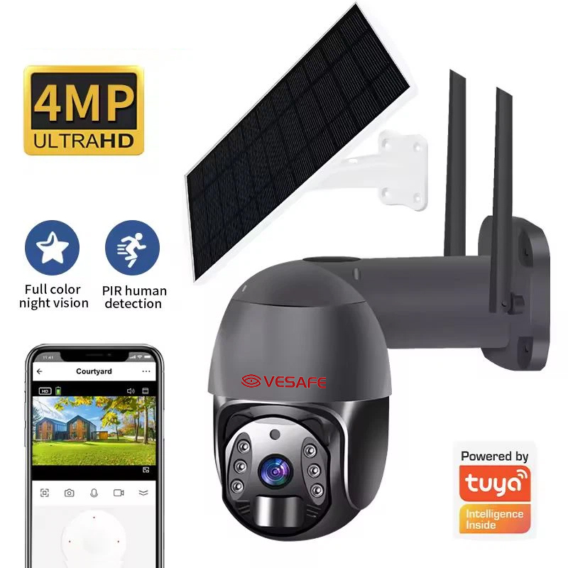 TUYA APP Smart CCTV Solar Camera - VESAFE
