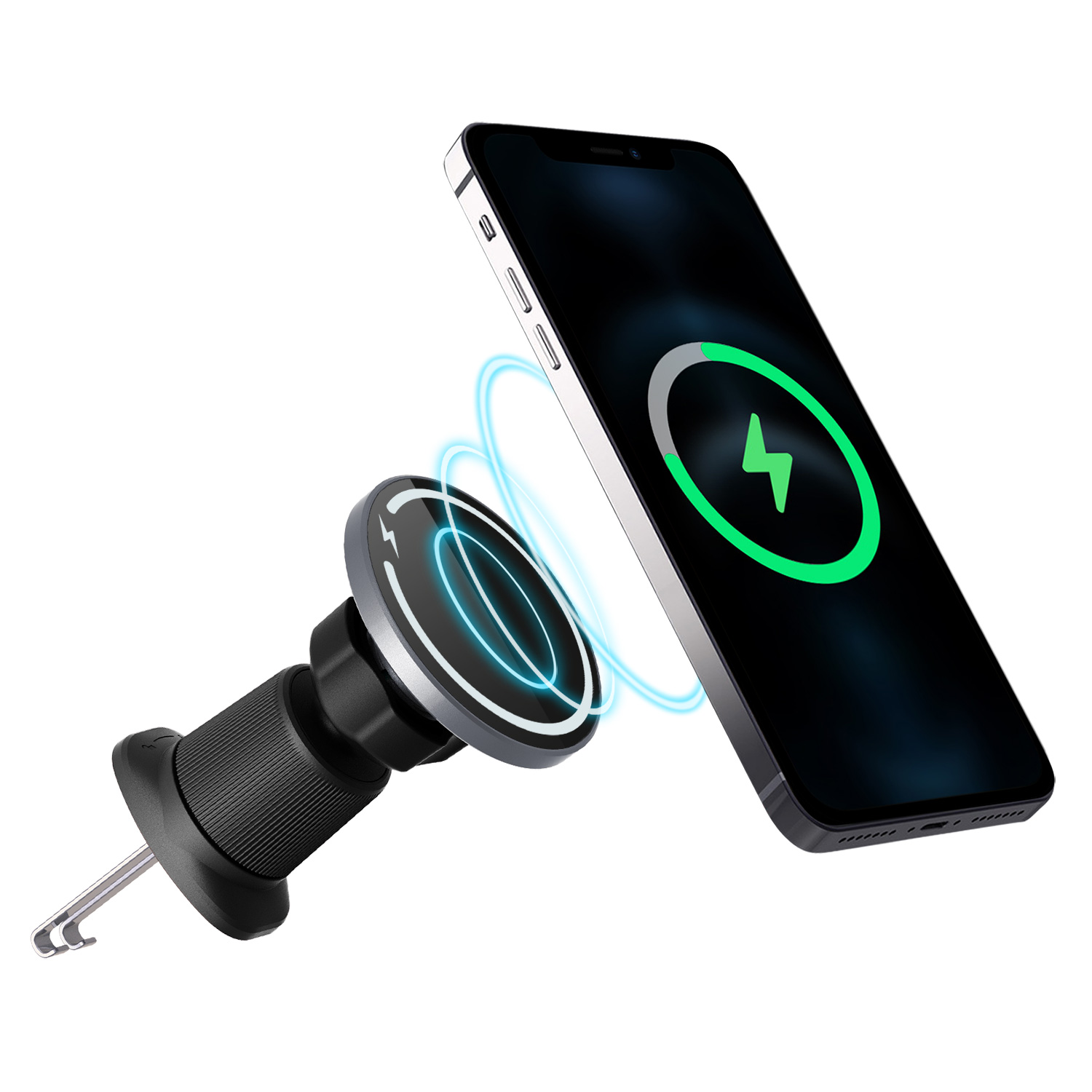 Strong Magnetic Fast Charging Wireless Car Charger Holder