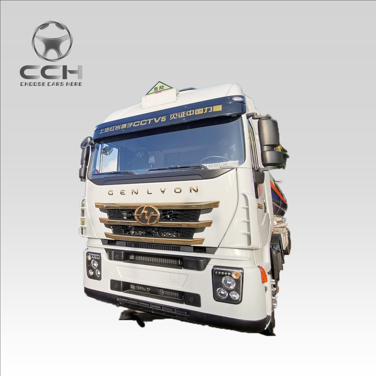 SAIC Hongyan GENLYON C500e Used Heavy Truck Tractor 450 HP 6X4 AMT ...