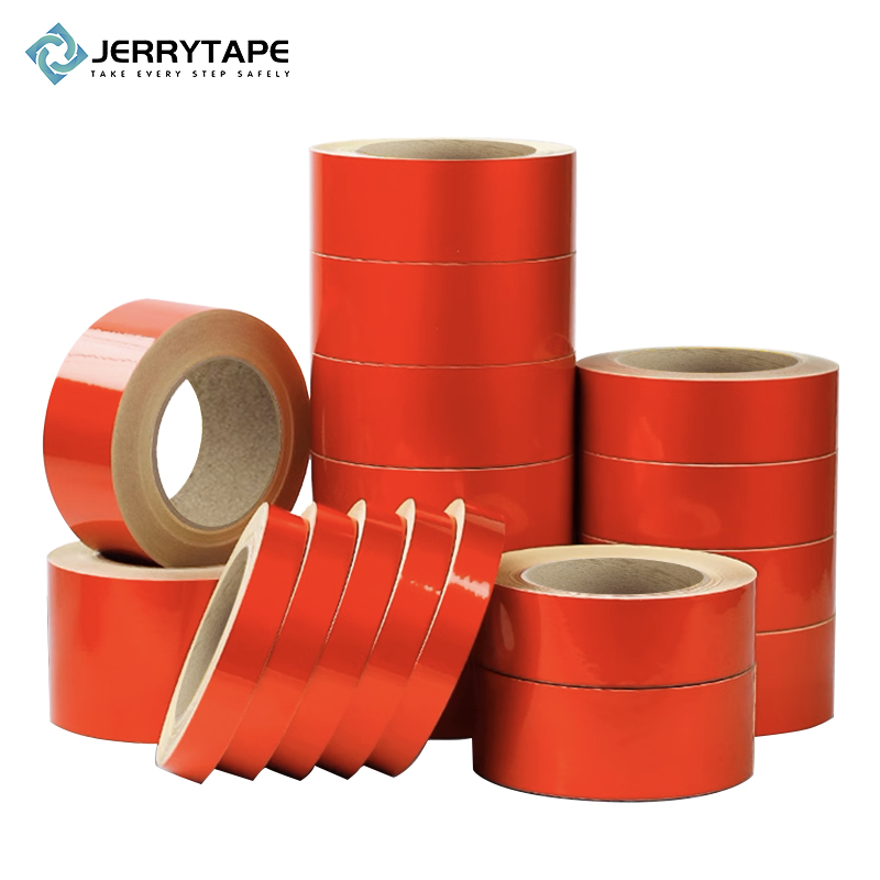 Jerrytape Red Reflective Warning Tape Ground Warning Tape Guardrail ...