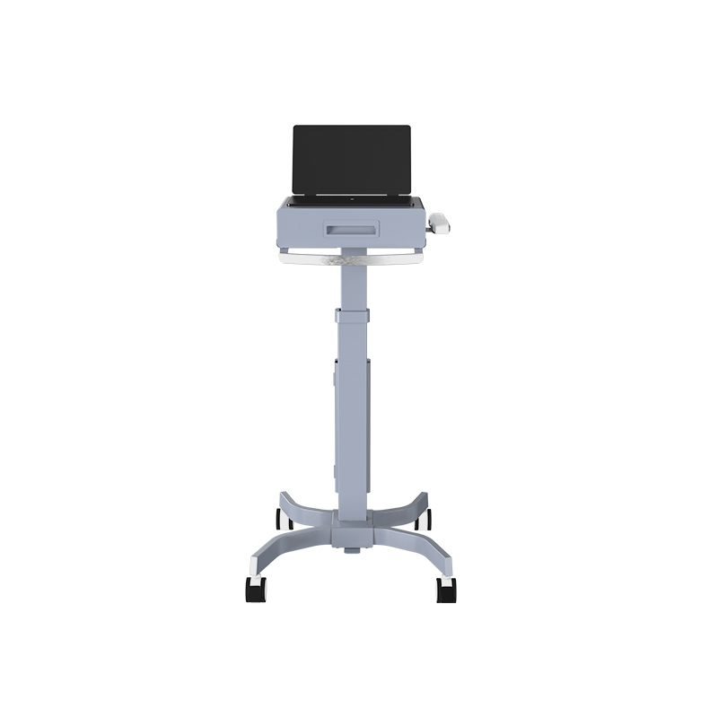 Height Adjustable Medical Trolley Mobile Workstation Laptop Dental Cart ...