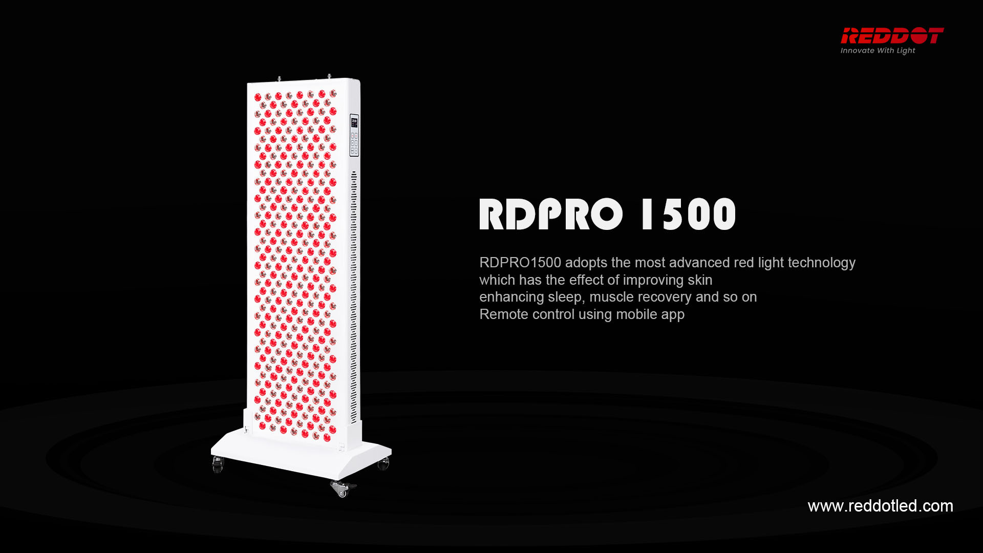 RDPro1500 Professional-Grade Red Light Therapy Panel for Full-Body ...
