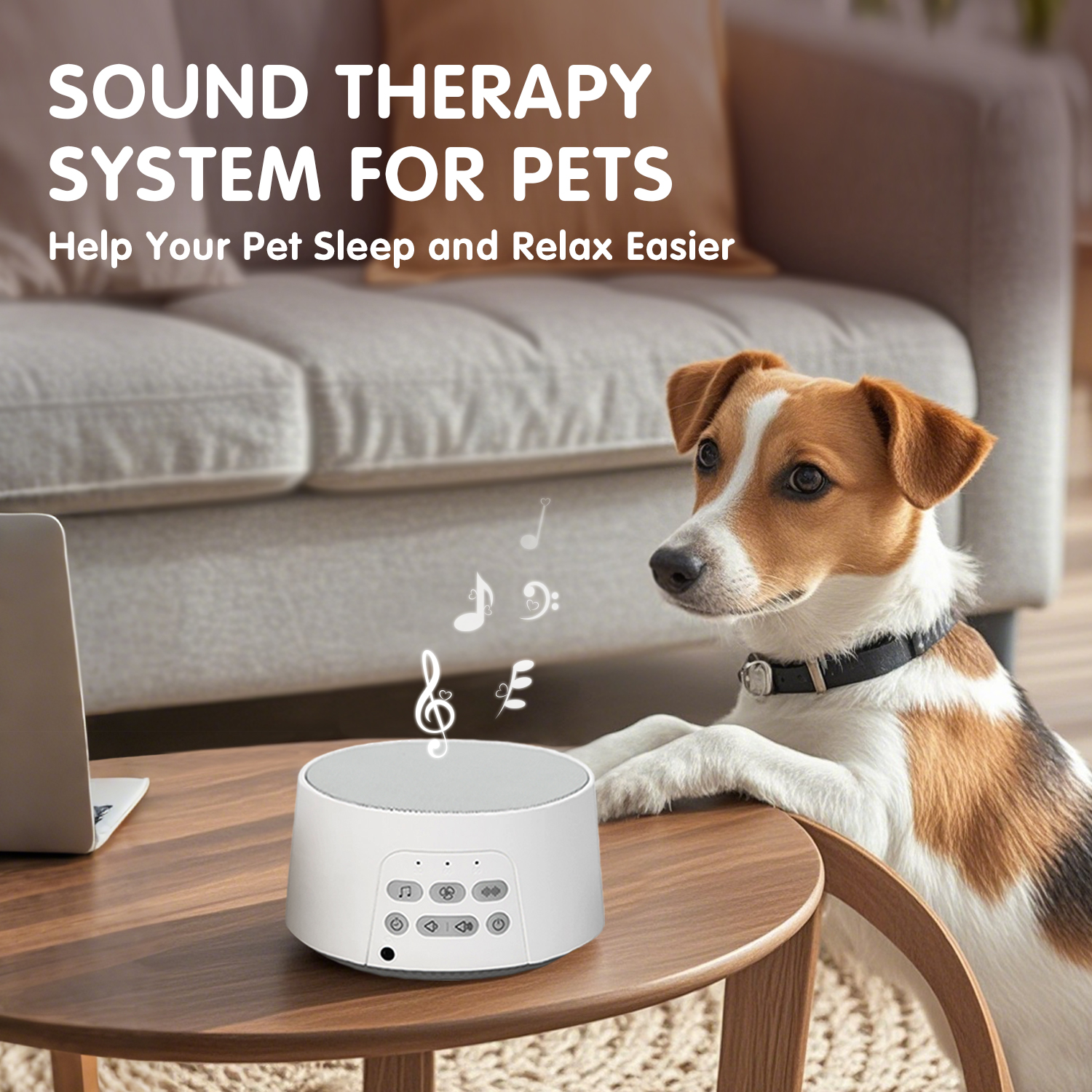 HiFiD Soothing Sound White Noise Machine for Pet Stress and Anxiety HFD ...