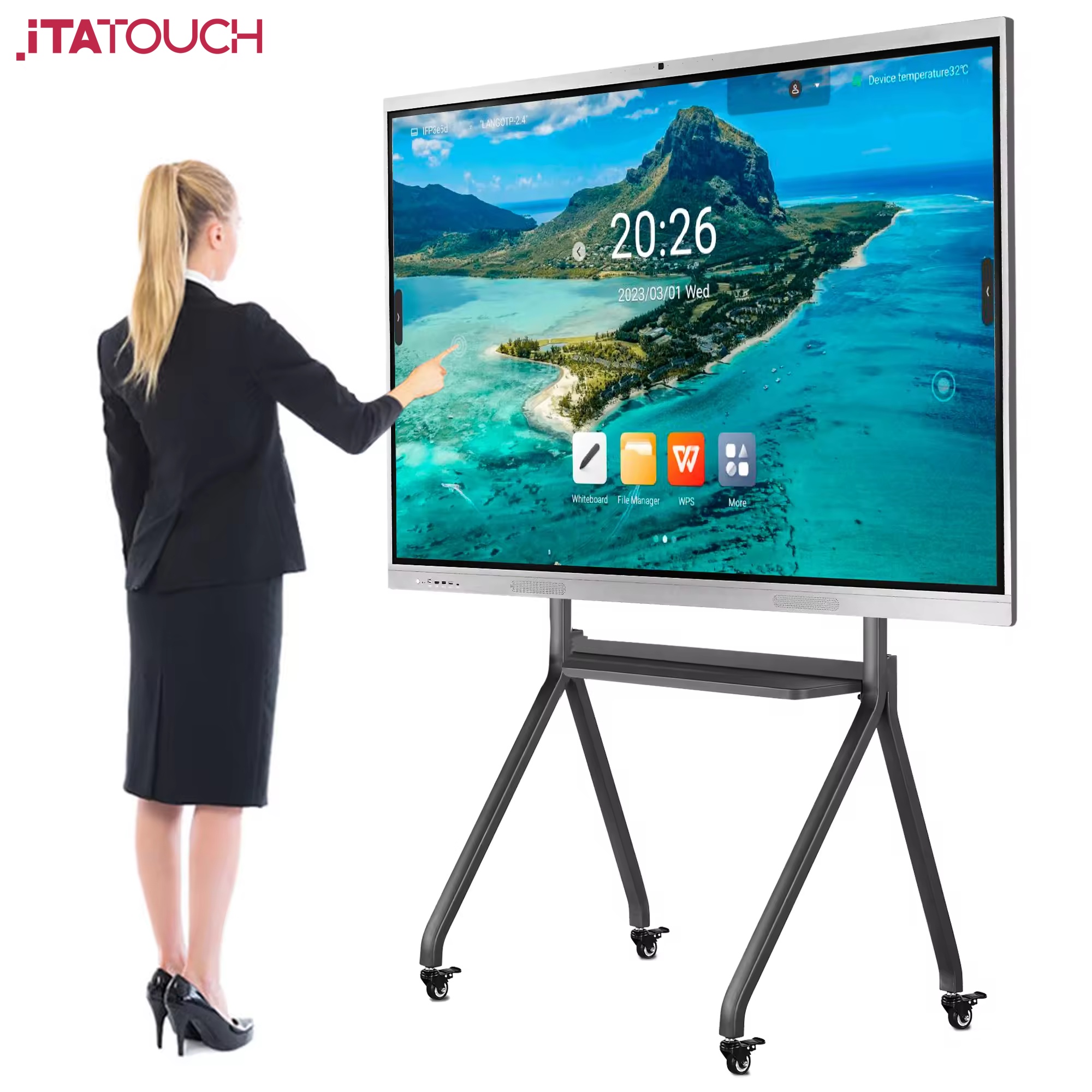 China High Quality Teaching Smart Board Price Touch Screen Interactive...