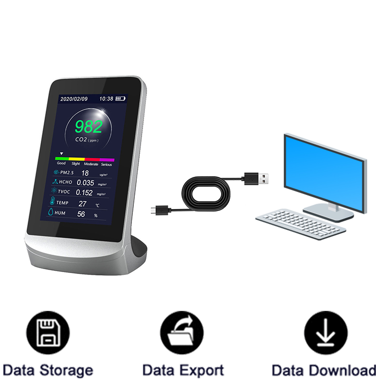 Dienmern DM72B Smart Multi-Gas Logger with USB Export