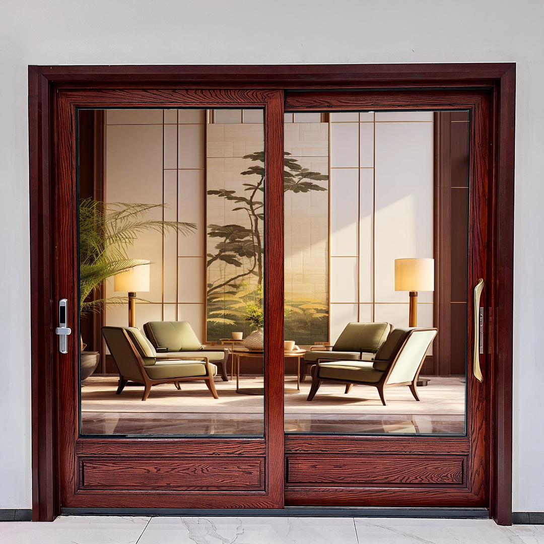 Wood-clad Aluminum Heavy Sliding Door | IMLANG