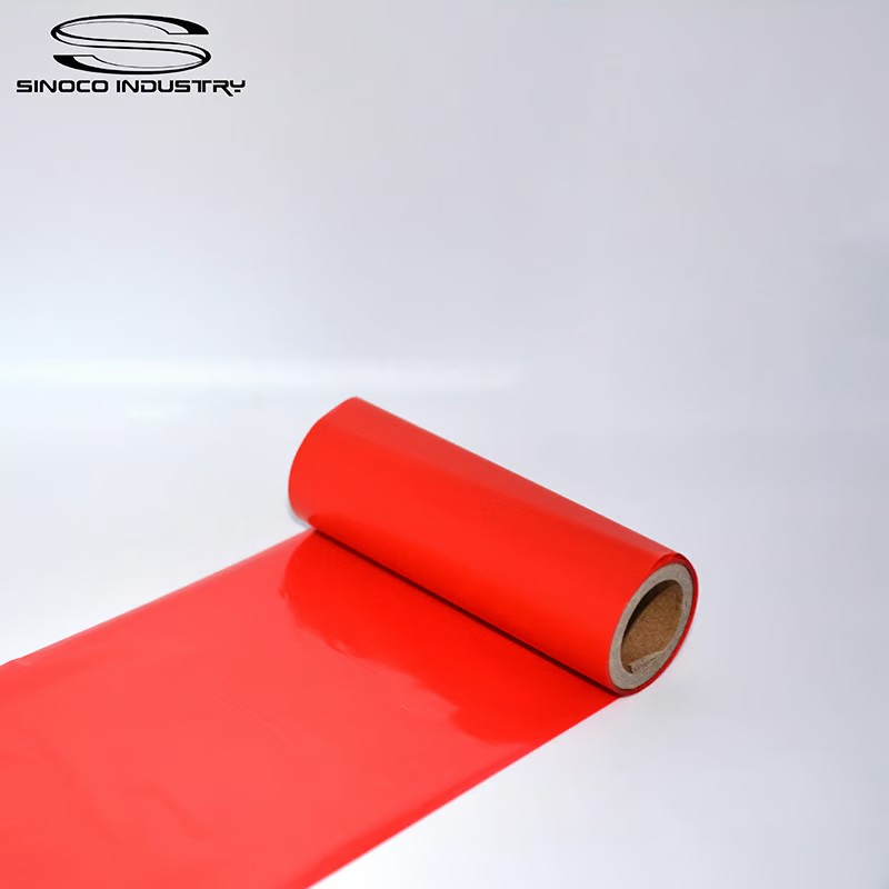Red Color Wax-resin Ribbon | Sinoco Ribbon