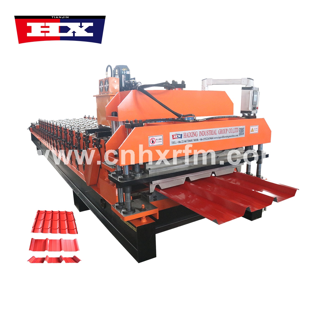 Pv4 Glazed Double Layer Roll Forming Machine | HAIXING