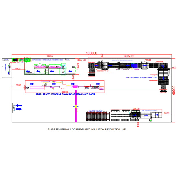 Glass Tempering Production Line