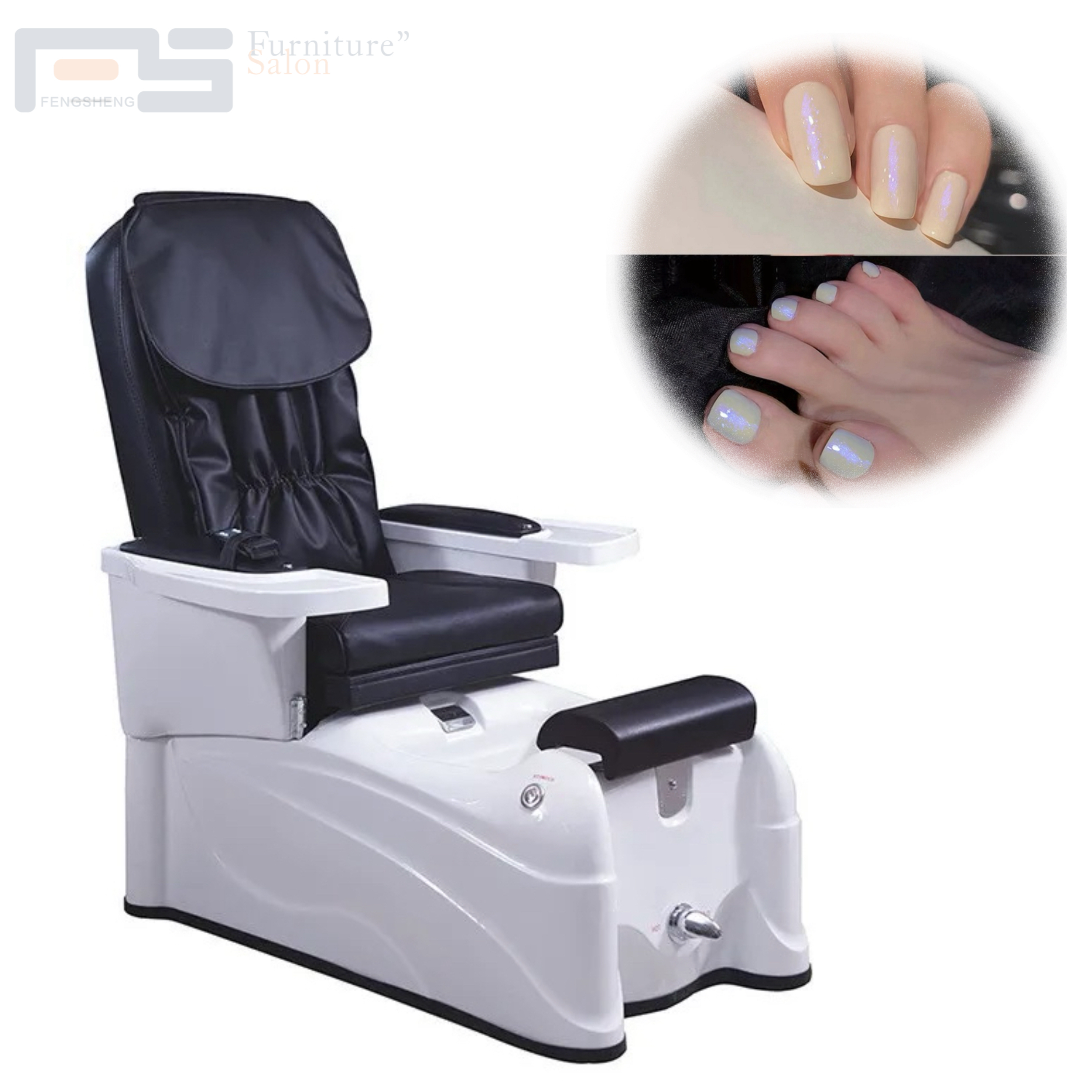 Pedicure Set Beauty Salon Chair Adjustable Spa Pedicure Chairs ...