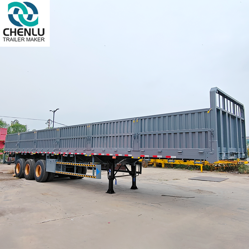 3 Axle Side Wall Semi Trailer 40FT 60 Ton | Chenlu Trailer