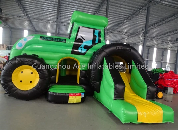 Rev Up the Fun with the Inflatable Tractor Car Combo with Slide | Ace