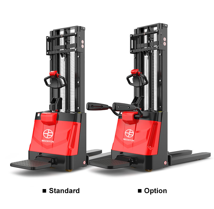Electric Ride-on Pallet Stacker Forklift | Meenyon