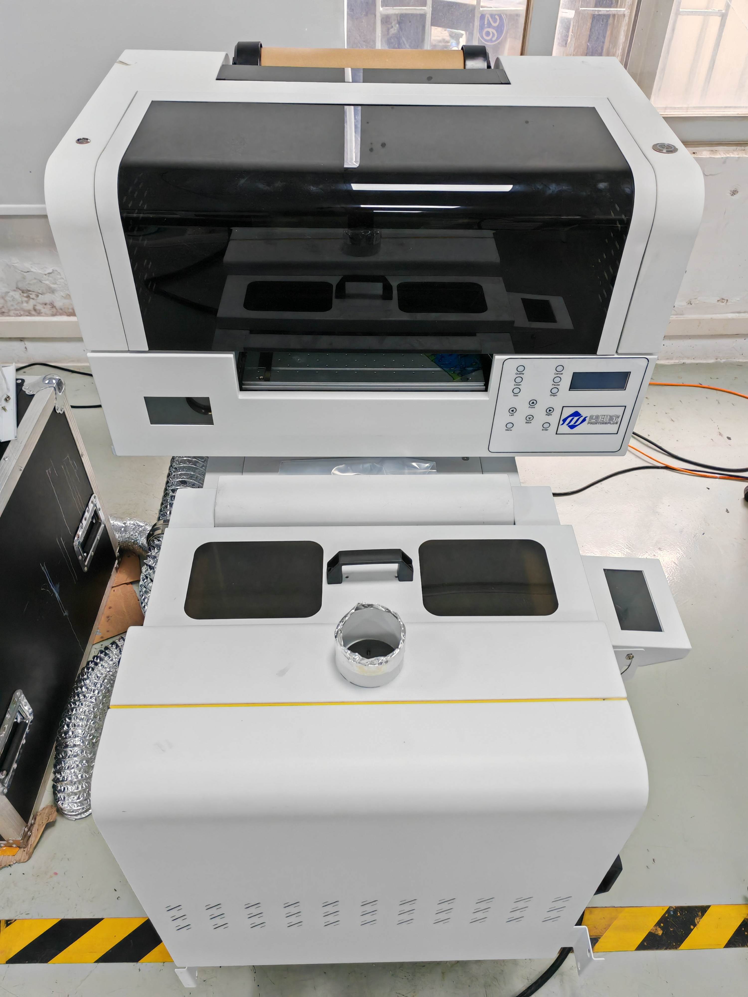 300mm Mini DTF Transfer Printer with Powder Shaker | PRINTINGPLUS