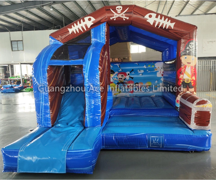 Unleash the Fun with Pirate Commercial Inflatable Combo with Slide ...