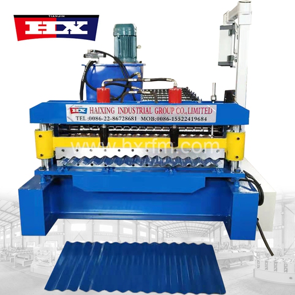 Corrugated Galvanized Roof Roll Forming Machine | HAIXING
