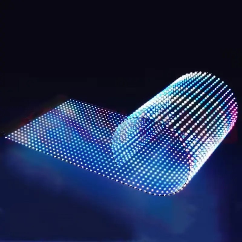 LIONLED Crystal Flexible Windows Self Adhesive Transparent LED Screen ...