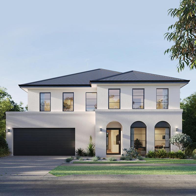 New Design 2-story Building Prefab Modular Luxury steel hosue Kit Set ...