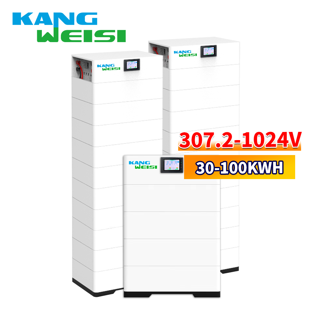 High Voltage Stacked Lithium Battery 30-100kwh Lithium Iron Phosphate ...