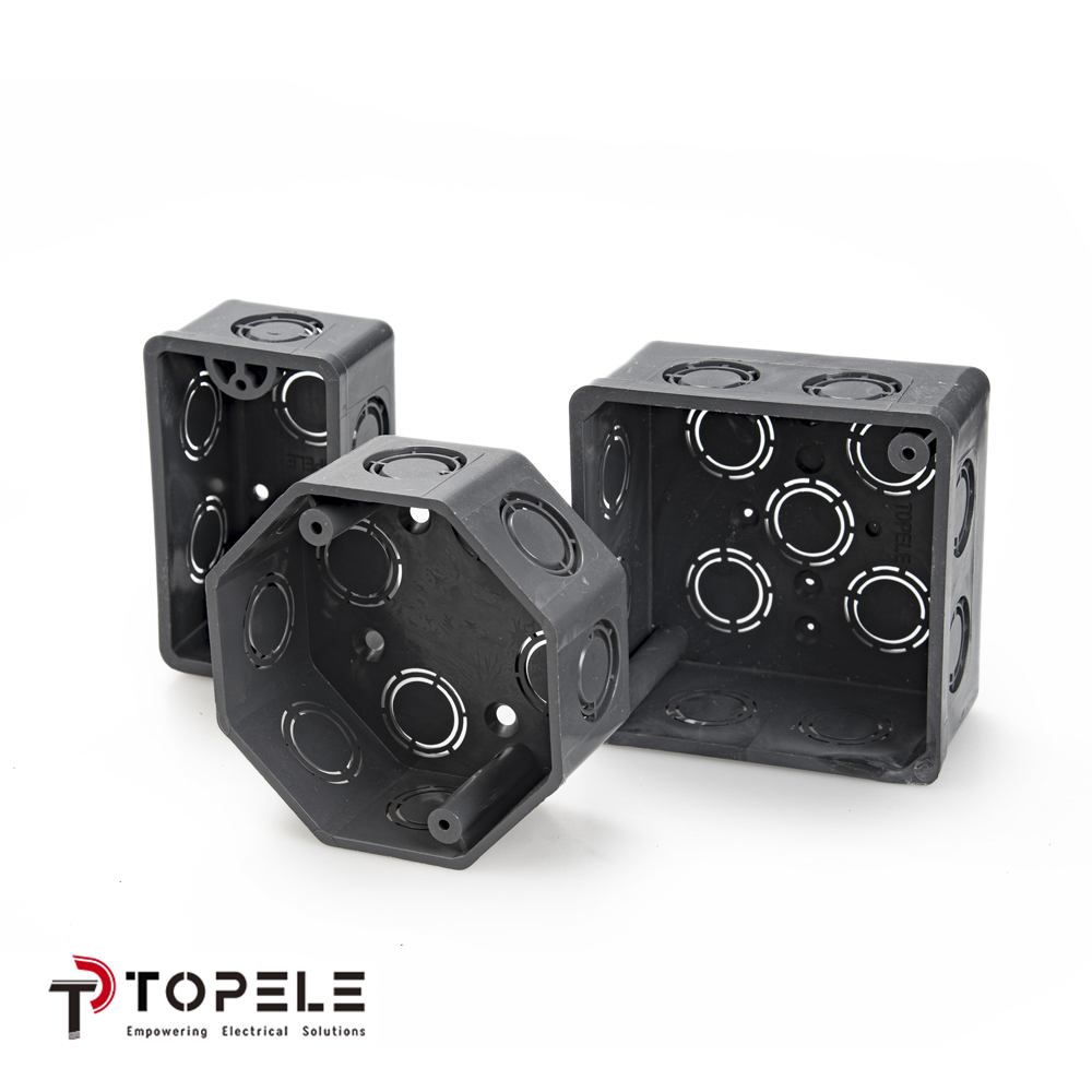 Electrical Square Junction Box Galvanized Steel Drawn Type