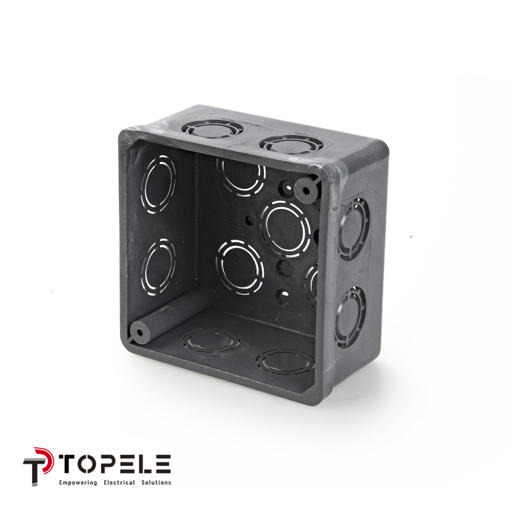 Electrical Square Junction Box Galvanized Steel Drawn Type