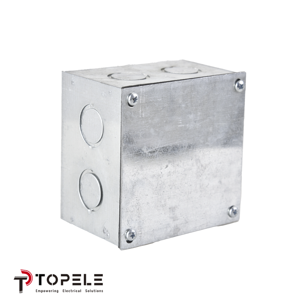 Steel Electrical Conduit Square Junction Box,Metal Enclosure Outdoor ...