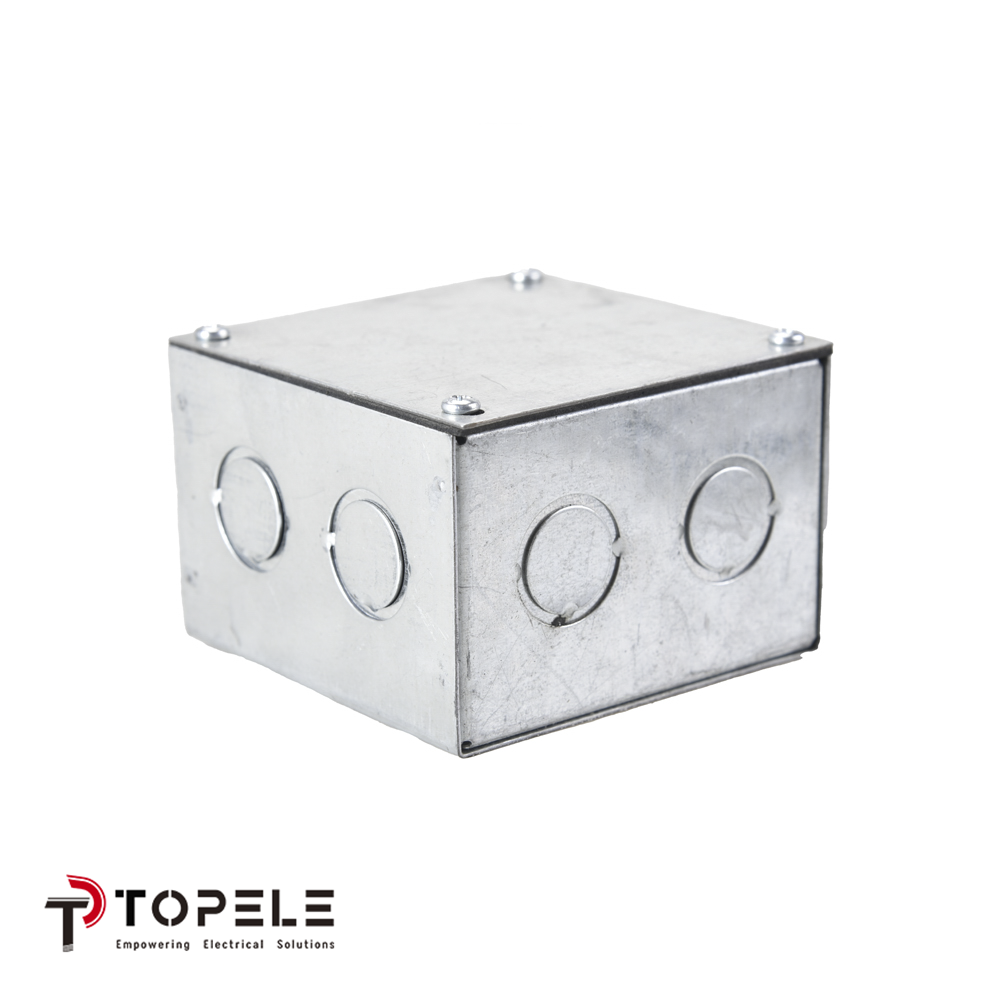Steel Electrical Conduit Square Junction Box,Metal Enclosure Outdoor ...