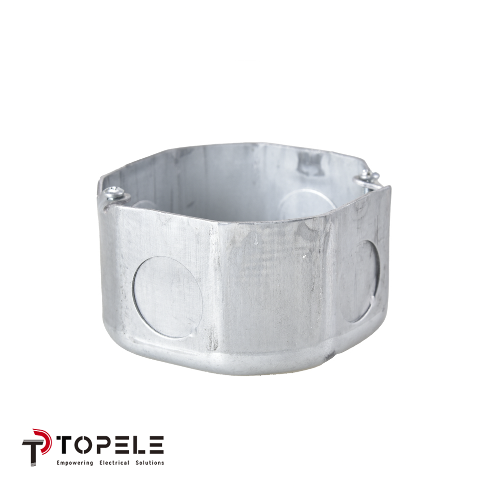 TOPELE 54151 / 54161 / 54171 Galvanized Steel Box Octagonal Outlet Box ...