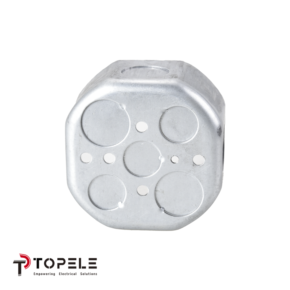 TOPELE 54151 / 54161 / 54171 Galvanized Steel Box Octagonal Outlet Box ...