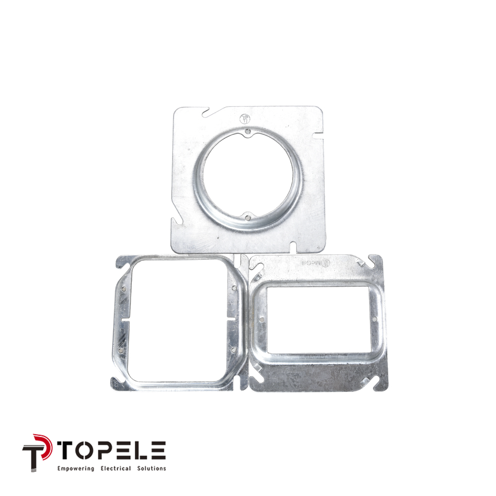 Square Electrical Boxes and Covers , Weatherproof Electrical Box Cover