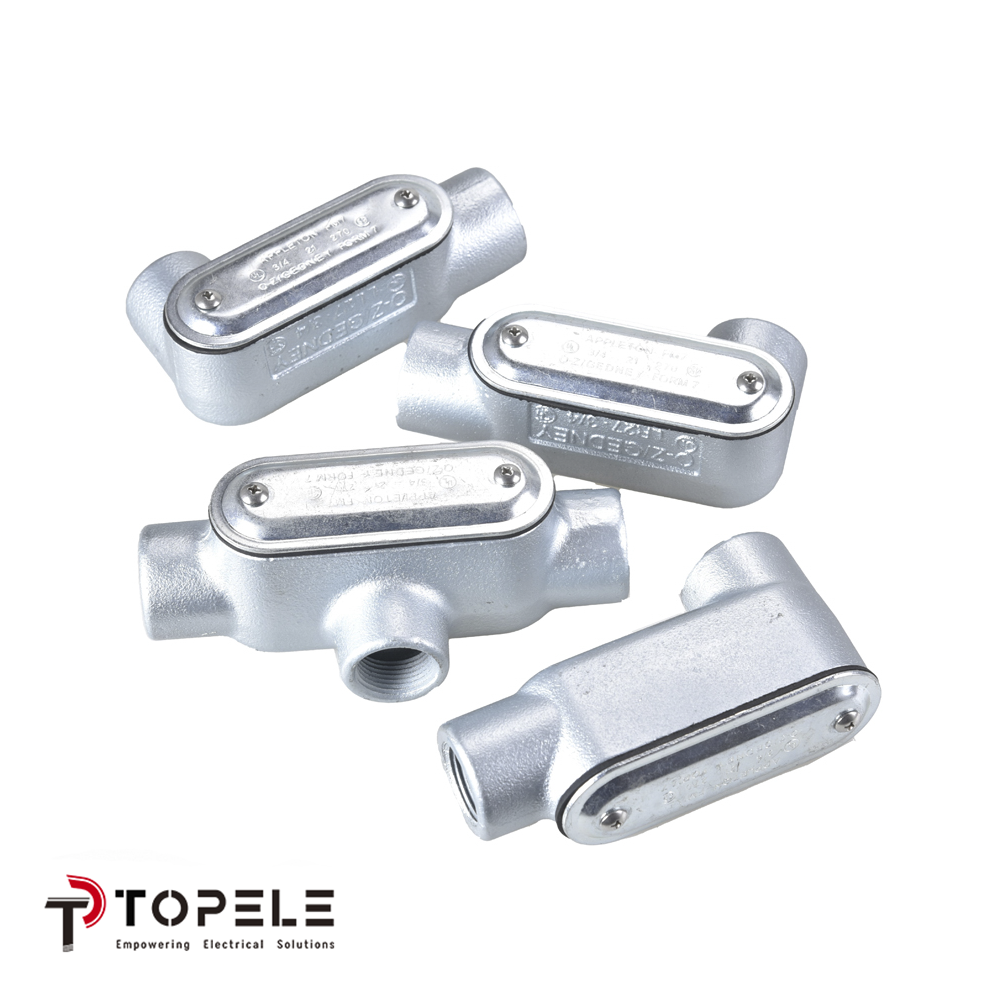 UL LR Type Malleable Iron Conduit Body with Die Cast Covers and Gaskets ...