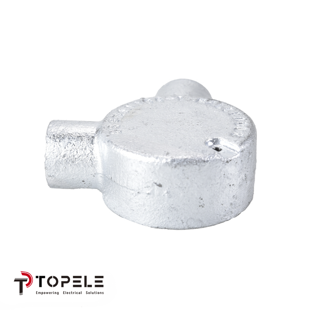 One Way Terminal Electrical Emt Fittings Conduit Circular Junction Box
