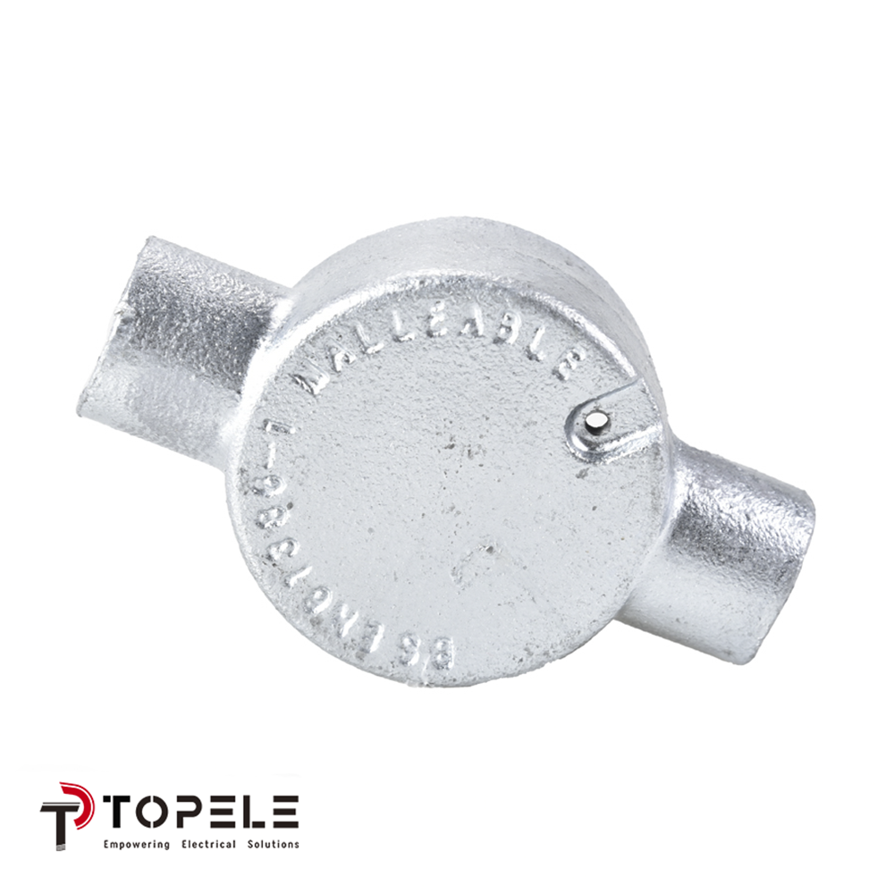 One Way Terminal Electrical Emt Fittings Conduit Circular Junction Box