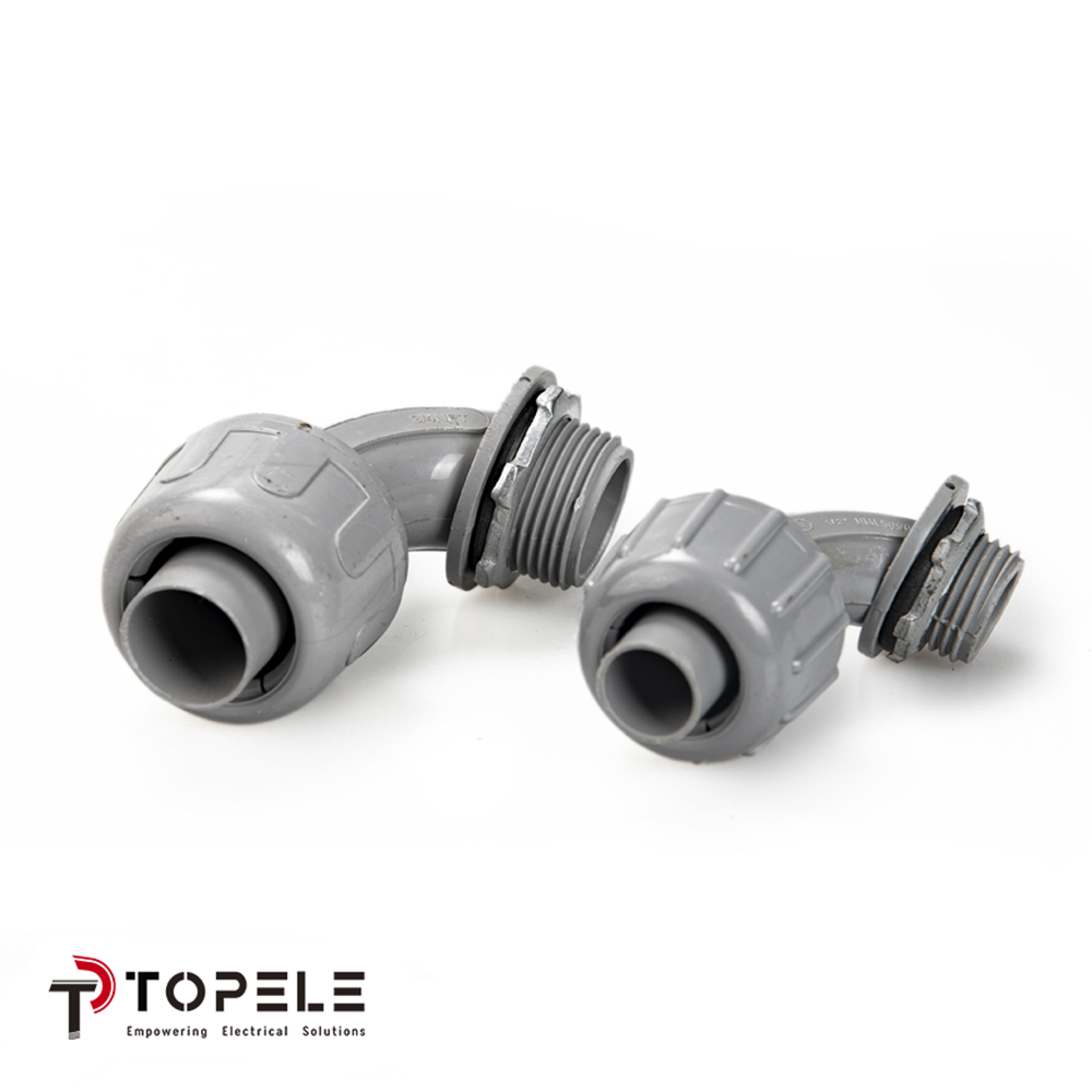 1/2 to 2 Inch PVC Plastic Non Metallic Connectors Flexible Conduit and ...