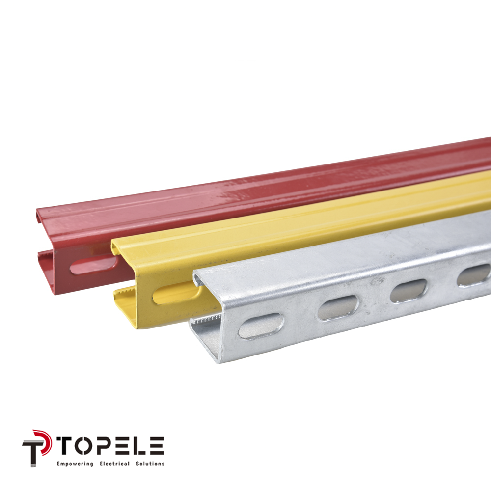 Hot DIP Galvanized Plain / Slotted Strut Channel Unistrut 41X41X2.5mm