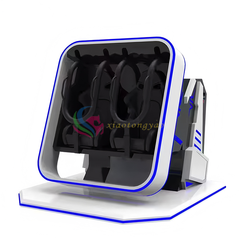 VR 360 Degree Rotating Chair, 9DVR Simulator, 2-seater VR Movie Game ...