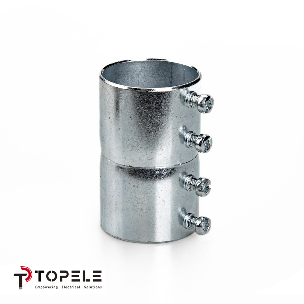 Steel EMT Conduit and Fittings Set Screw Coupling 1/2â Conduit Pipe ...