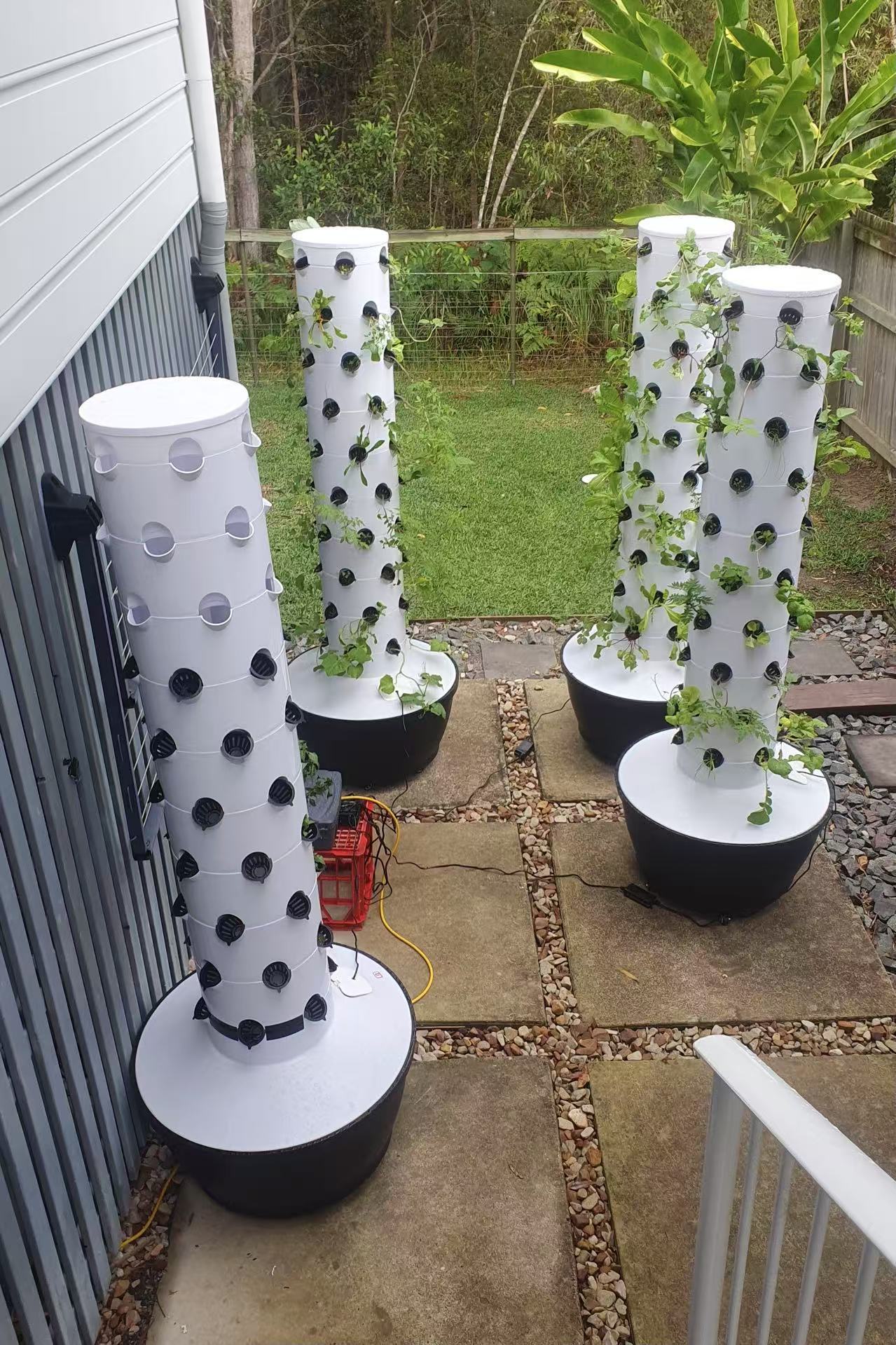 America 4 Sets 6p10 Vertical Hydroponic System Tower | Lyine