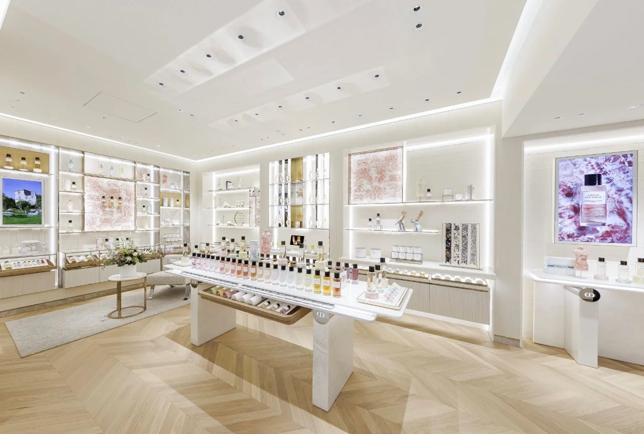 Custom High-End Perfume Showcase Cosmetics Shop Design Manufacturer ...