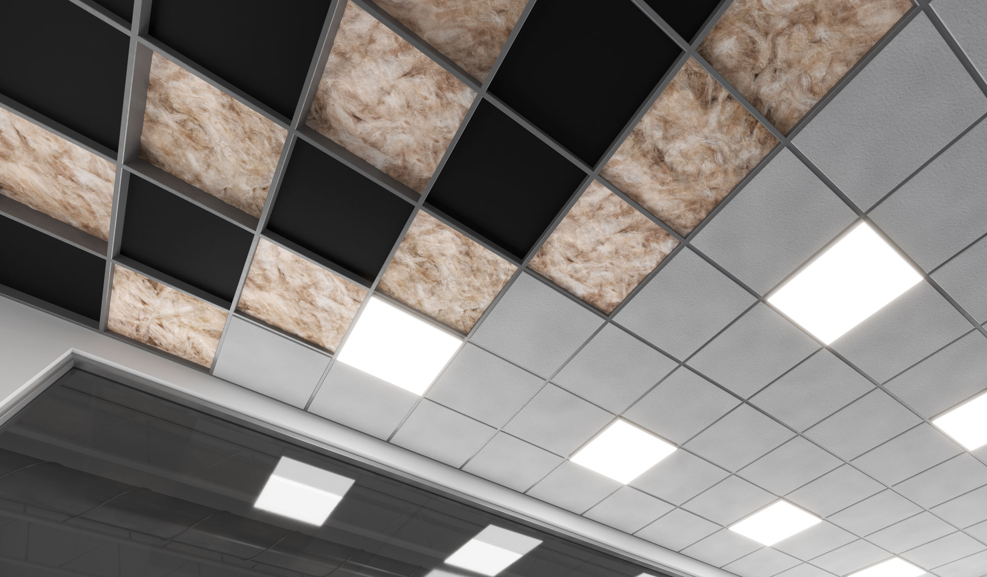 12 Creative Ways to Use Recessed Drop Ceiling Tiles in Commercial Spaces