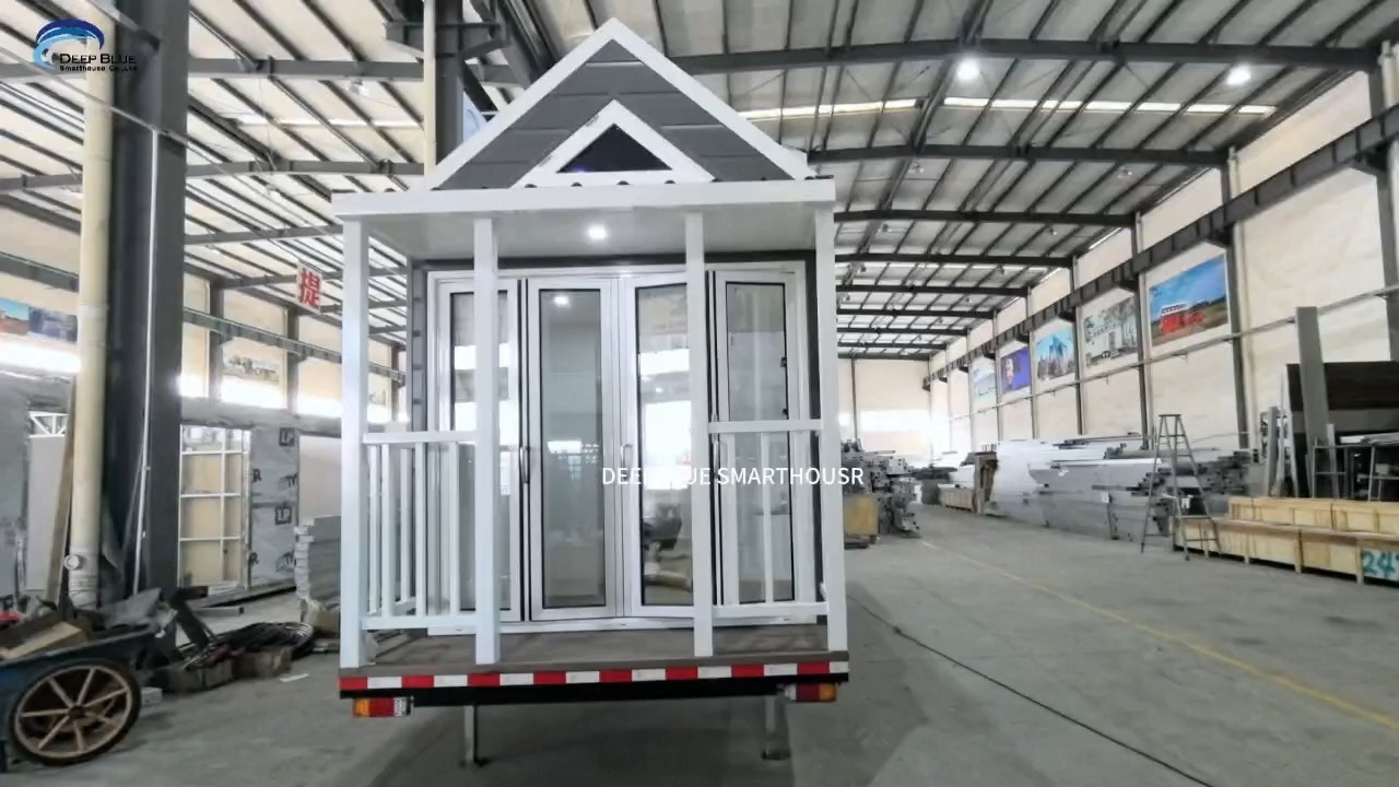 As/Us Prefab House Modular Tiny Home on Trailer | Ready-to-Ship Caravan ...