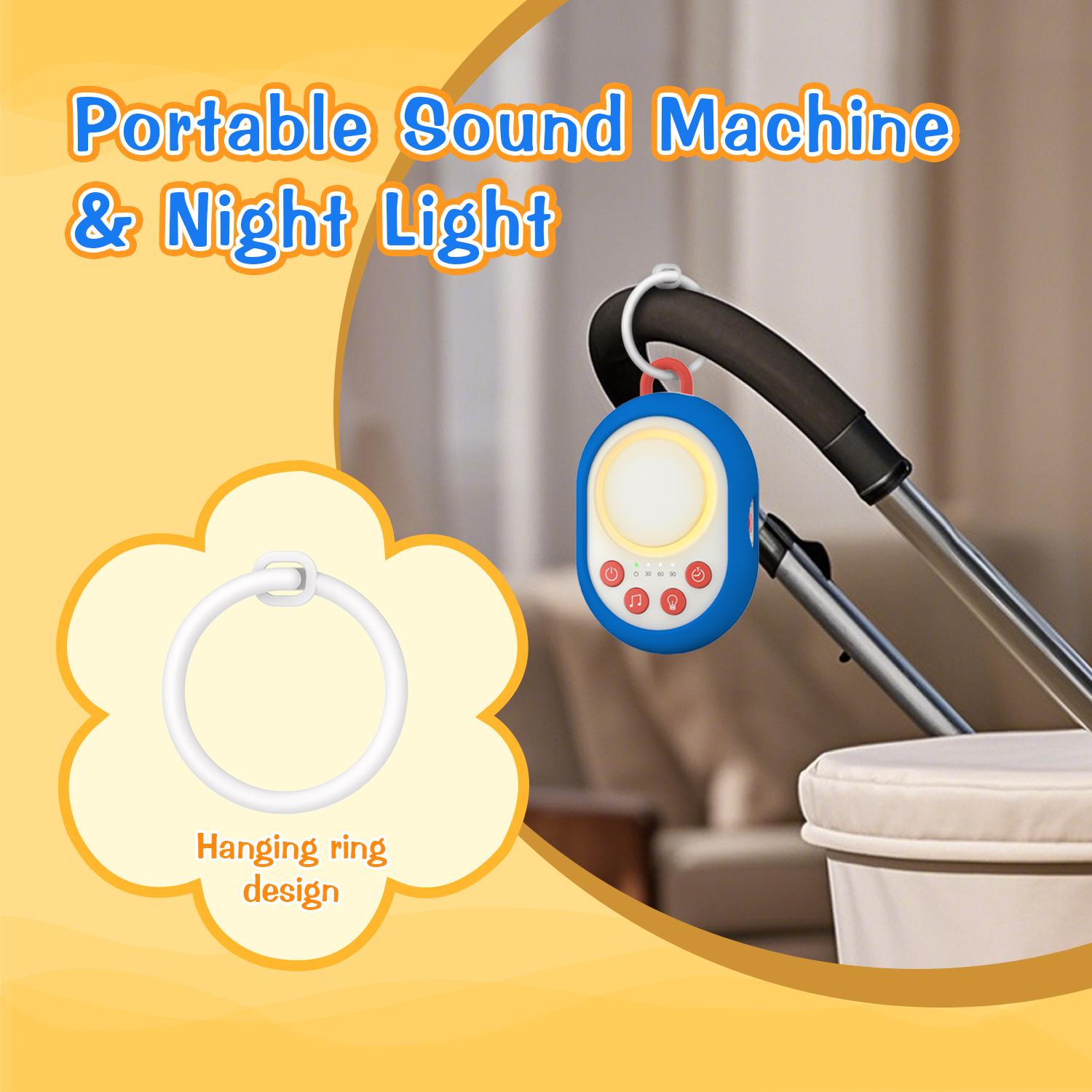 Hi-FiD Portable Baby White Noise Machine Nature Soothing HFD-W31 | Hi-FiD