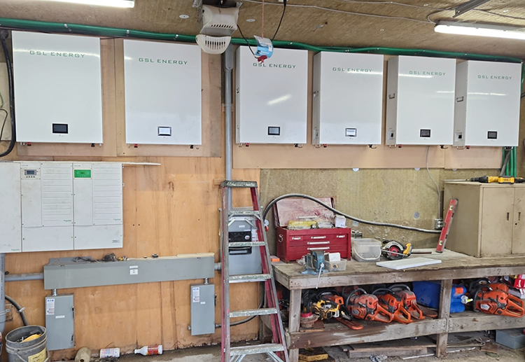 Wall-Mounted Solar Battery Installation Canada | Home Energy Storage ...