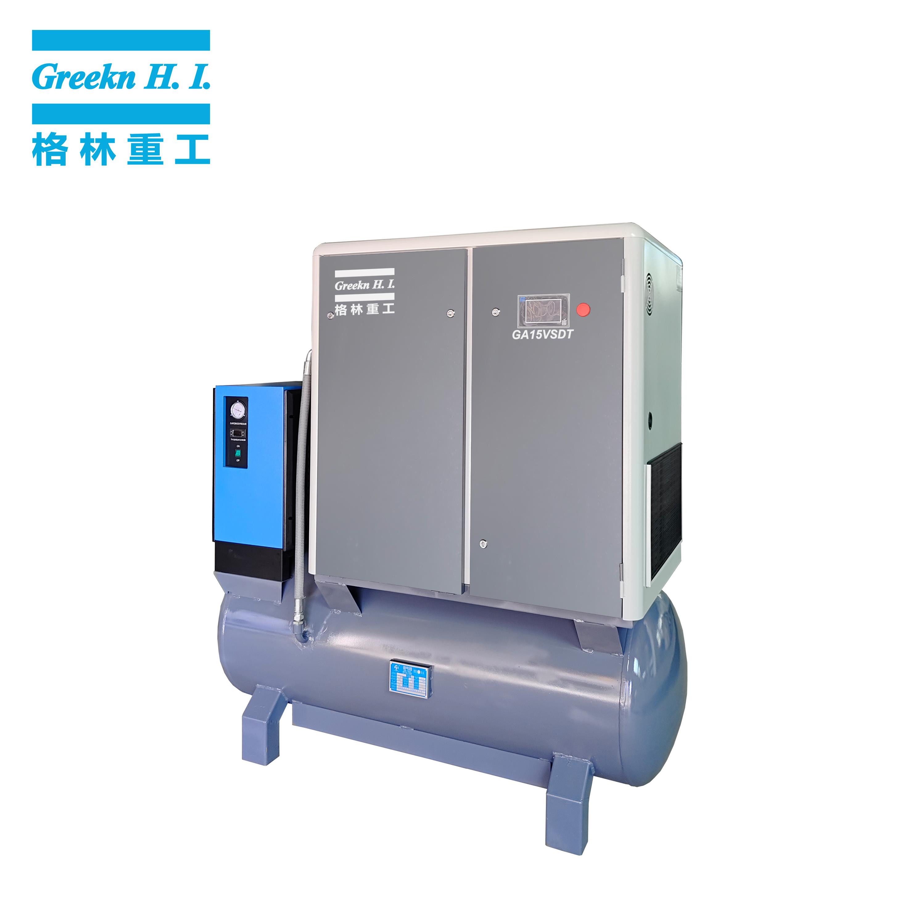 Greekn H.I. Air Compressor GA15VSDT All in One Screw Air Compressor ...