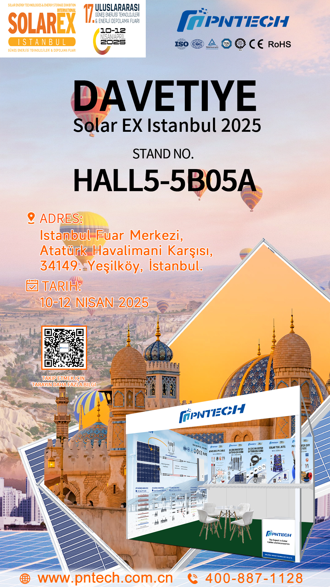 Invitation: Join Us at SOLAREX Istanbul 2025! | PNTECH