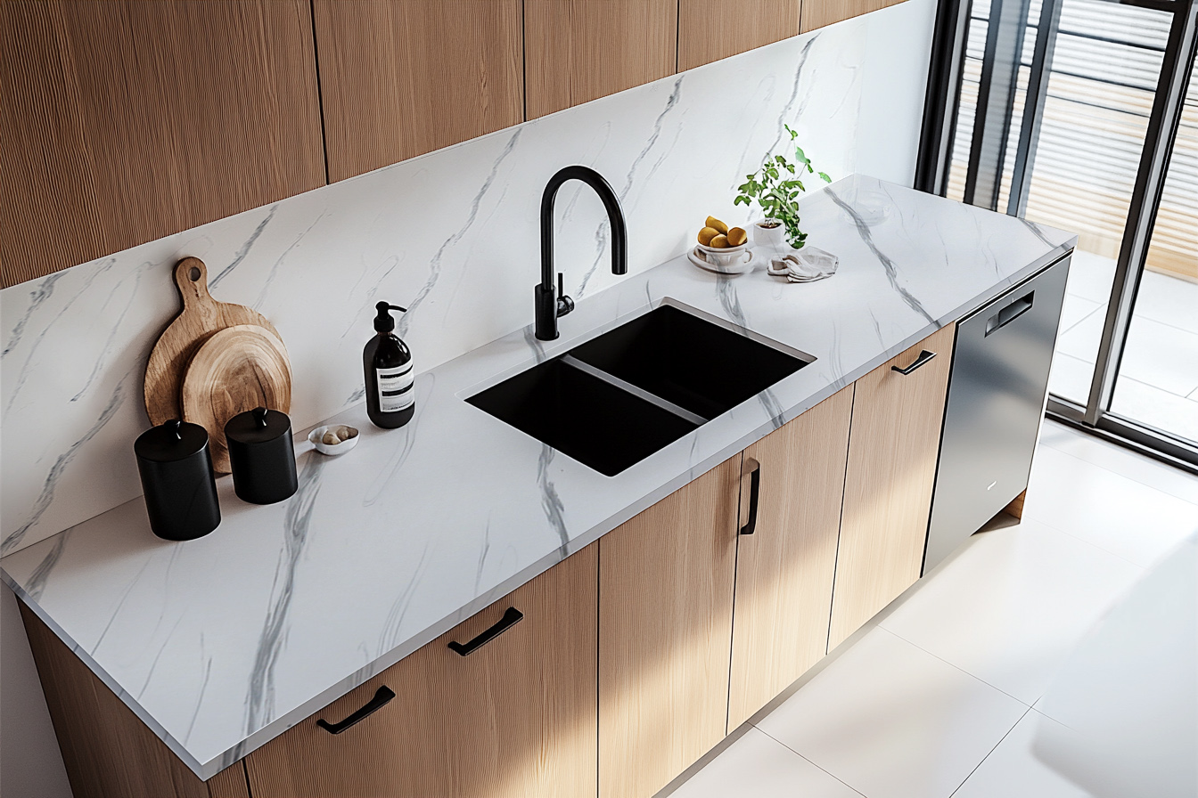 ¿Qué es la superficie sólida a medida? ¿Cómo cortar una encimera de superficie sólida? | KingKonree