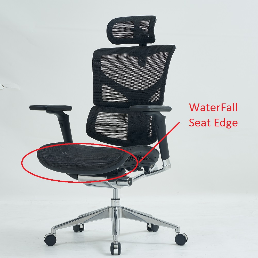 The Benefits of Waterfall Seat Edges in Office Chairs | Hookay Chair