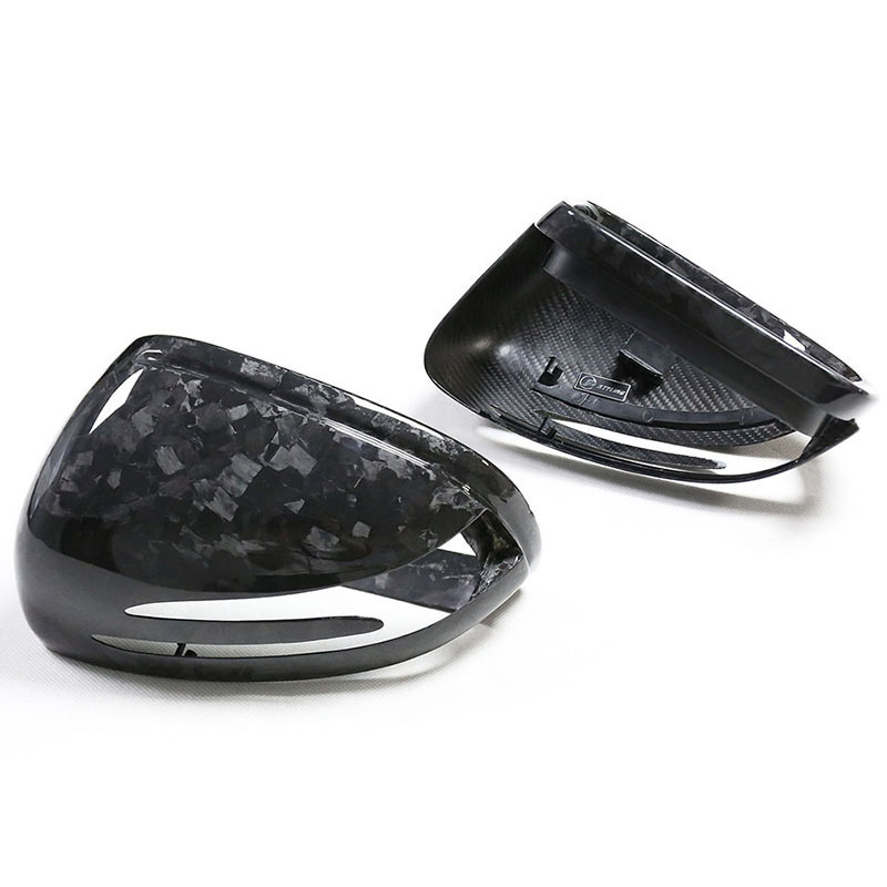 Dry Carbon Fiber Mirror Cover for SLK SLC SL AMG GTS GTR GTC R172 | Maxdo