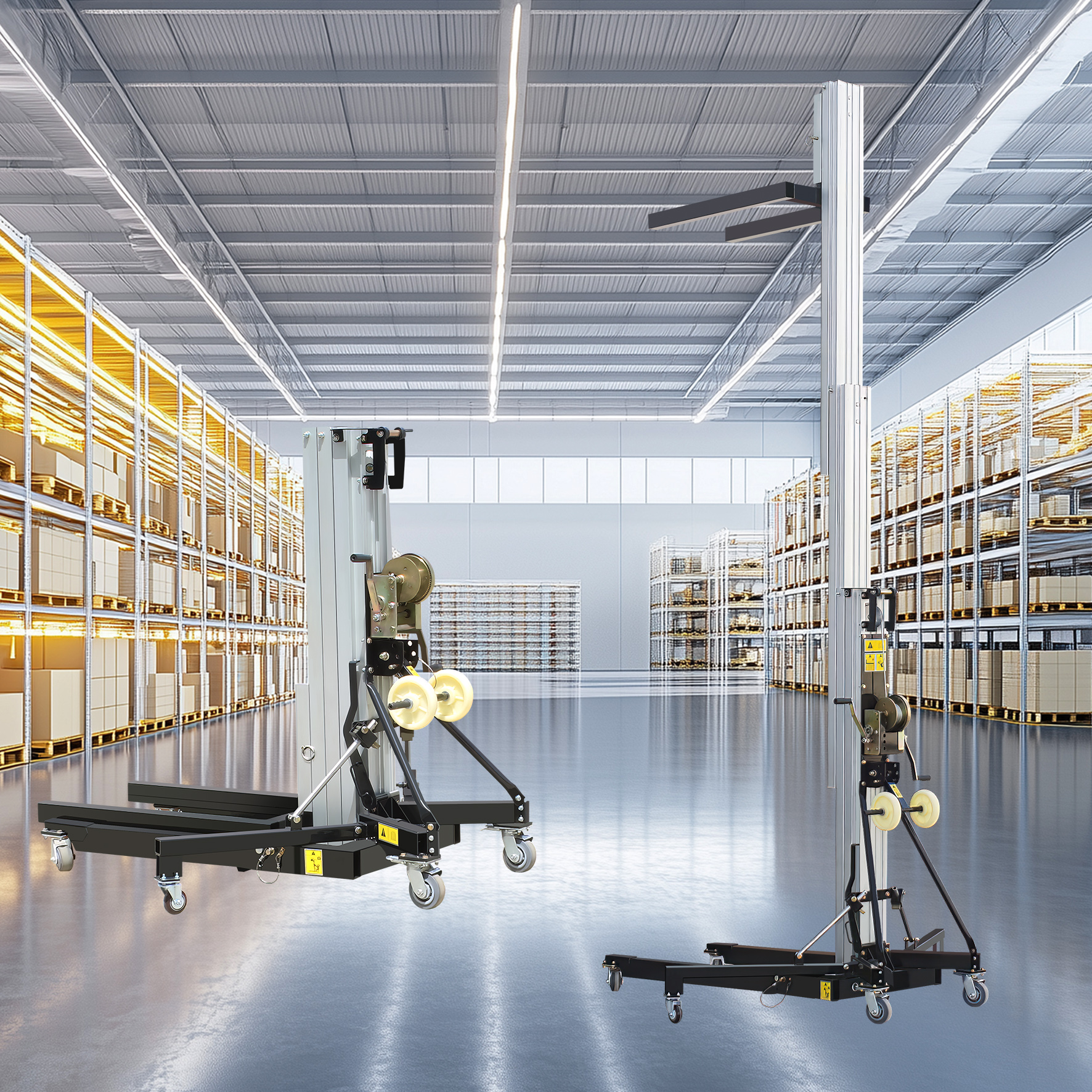 Hynee Portable Material Lift - Easy Transport, Installation, and ...